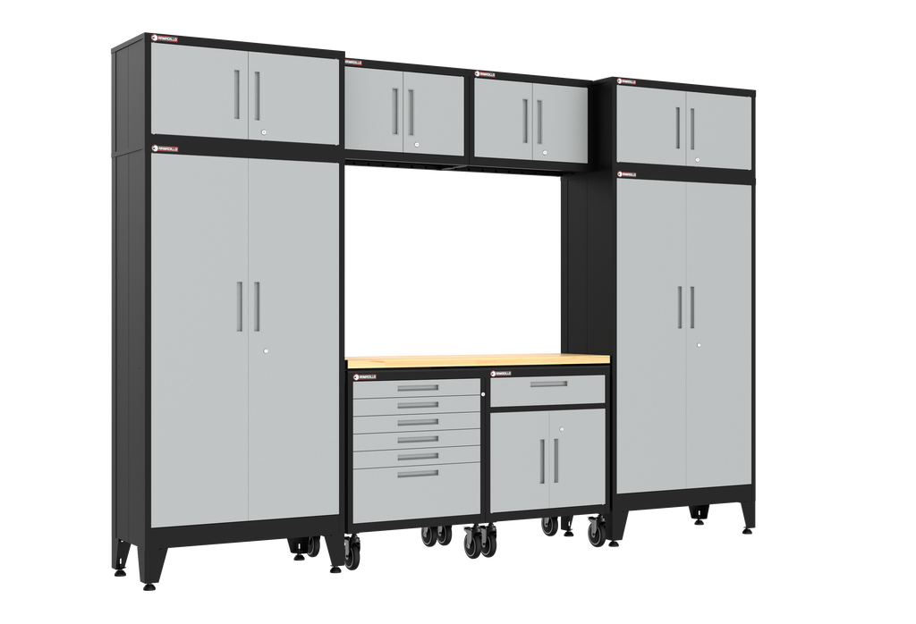 Armadillo Tough 9-Piece Set with Wheels - Gray (105G) – Steel Edge Tools