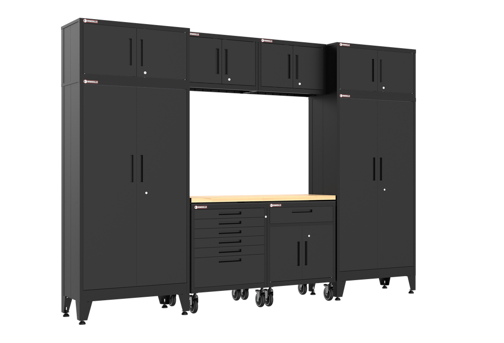 Armadillo Tough 9-Piece Set with Wheels - Black (105B) – Steel Edge Tools