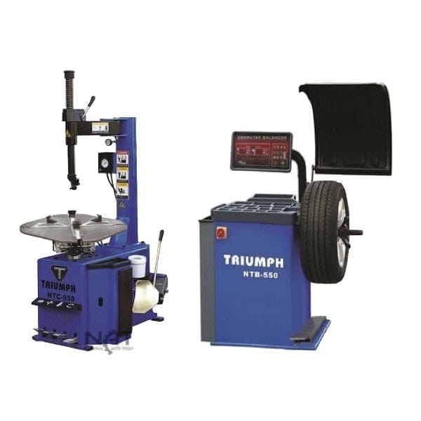 Triumph | NTC-950 Tire Changer & NTB-550 Wheel Balancer Combo – Steel ...